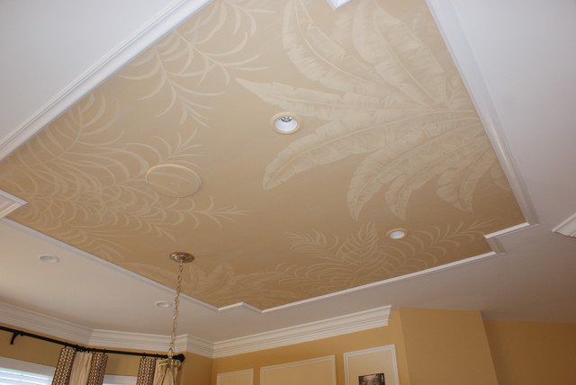 Custom Ceiling Design - Classique - Salon - Autres périmètres | Houzz