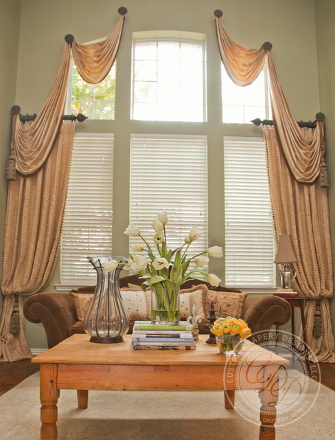 Custom Drapery Designs, LLC. - Classique - Salon - Dallas - par Custom ...