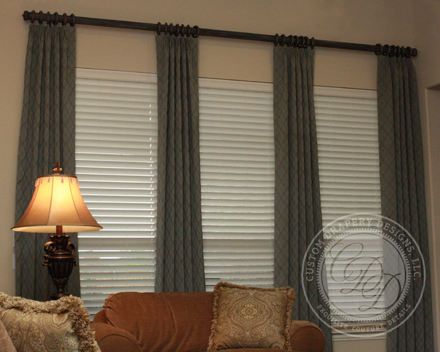 Custom Drapery Designs, LLC. - Classique - Salon - Dallas - par Custom ...