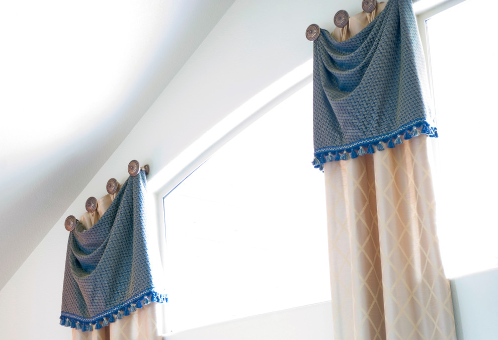 Custom Drapery Details - Traditional - Living Room - Denver - by Pikes ...