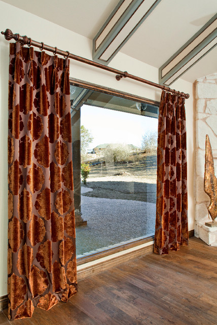 Custom Drapery Panels - Living Room - Austin - by Gingerwood | Houzz NZ