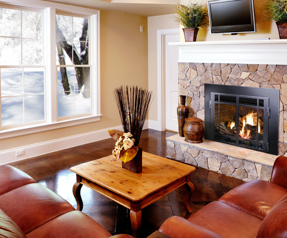 Custom Fireplace Design & Build - Living Room - New York - by Bowden's ...