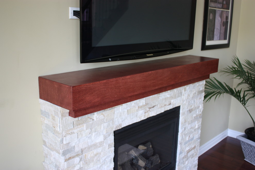 Custom Fireplace Mantle/Surround - Modern - Living Room - Toronto - by ...