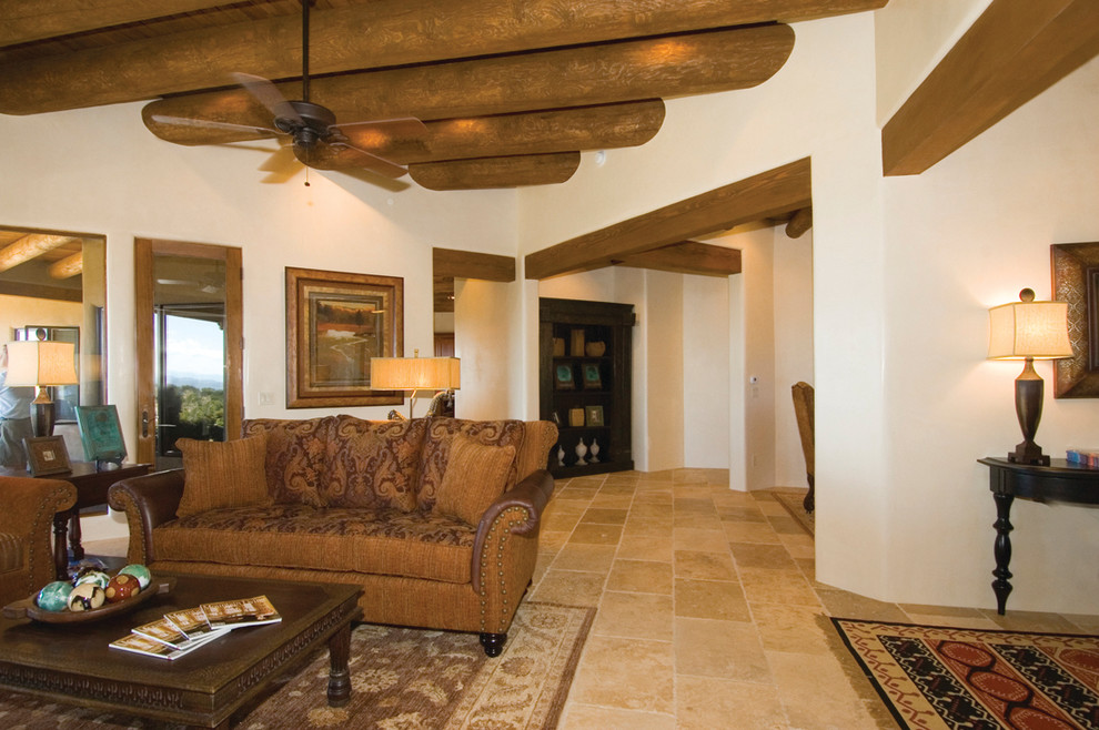 Custom Home Albuquerque - Southwestern - Living Room - Albuquerque - by ...