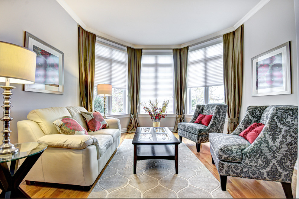Custom Home Transitional Living Room Toronto By Laura Boisvert