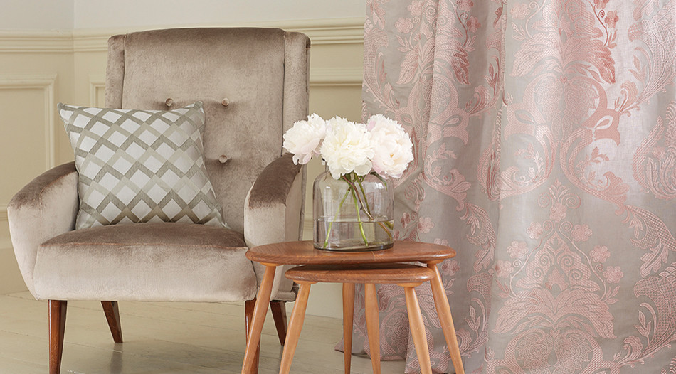 Custom-made drapery panels - Modern - Living Room - Denver - by A ...