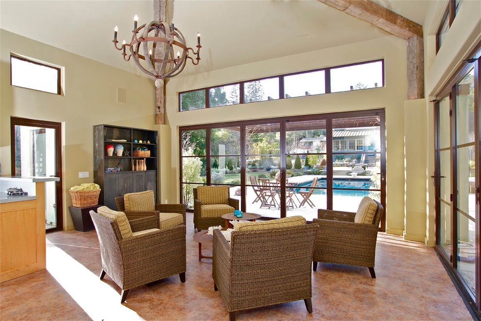 Custom Pool House - Bord de Mer - Salon - San Francisco - par Jim ...