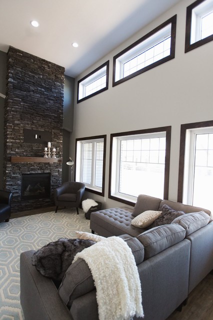 Custom RTM Living Room - Living Room - Calgary - by Jade Homes Inc ...