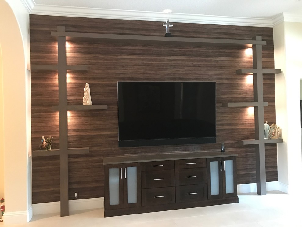 Custom Wallunit - Traditional - Living Room - Miami - by Superior ...