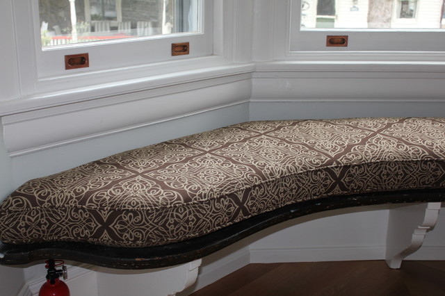 custom window seat cushion before after - Modern - Living Room ...