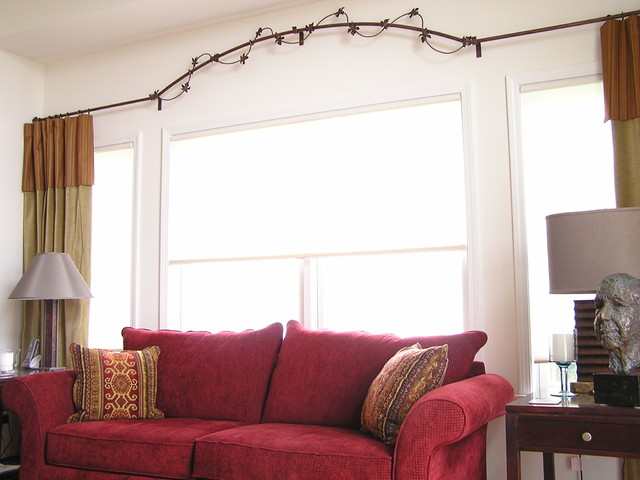 Custom Window Treatments - Eclectic - Living Room - New York - by ...