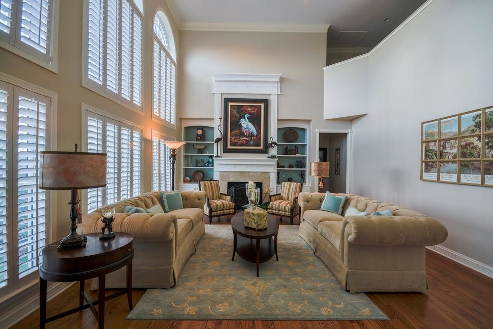 Dallas Traditional Home - Traditional - Living Room - Dallas - by ...