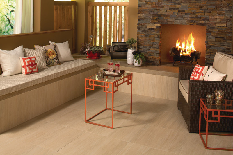 Daltile Home Inspiration - Living Room - Chicago - by Century Tile | Houzz