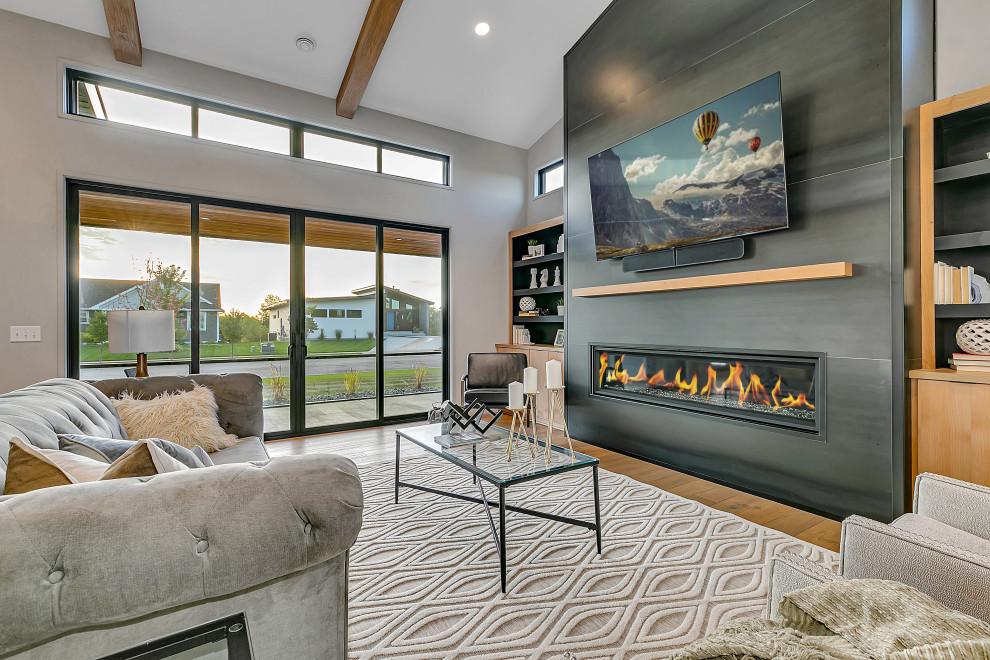 Daybreak Neighborhood - Modern Patio - Modern - Living Room ...