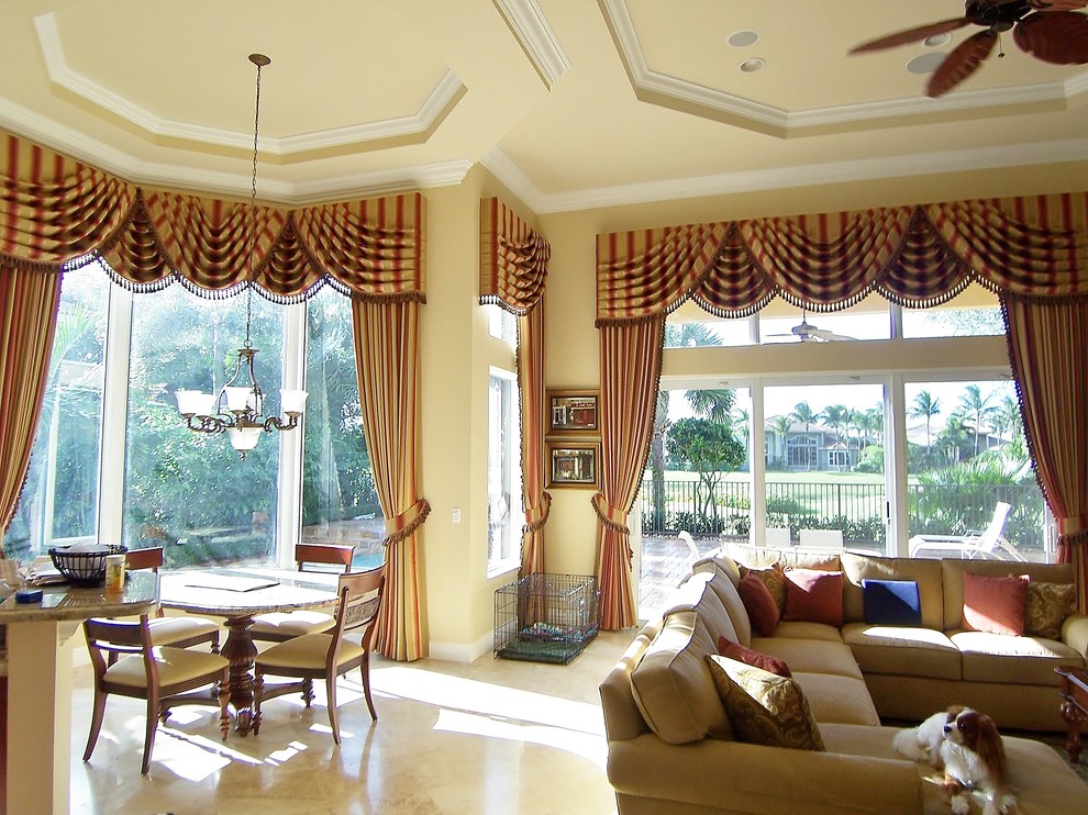 DC Portfolio - Traditional - Living Room - Miami - by Drape Couture LLC | Houzz