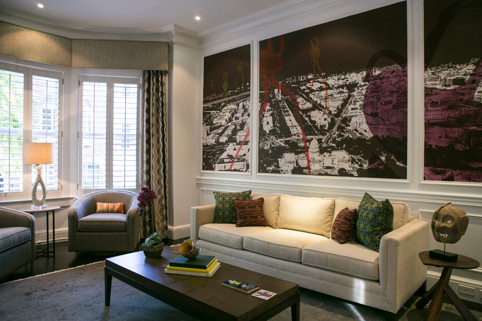 DC Row House - Contemporary - Living Room - DC Metro - by Green Owl ...