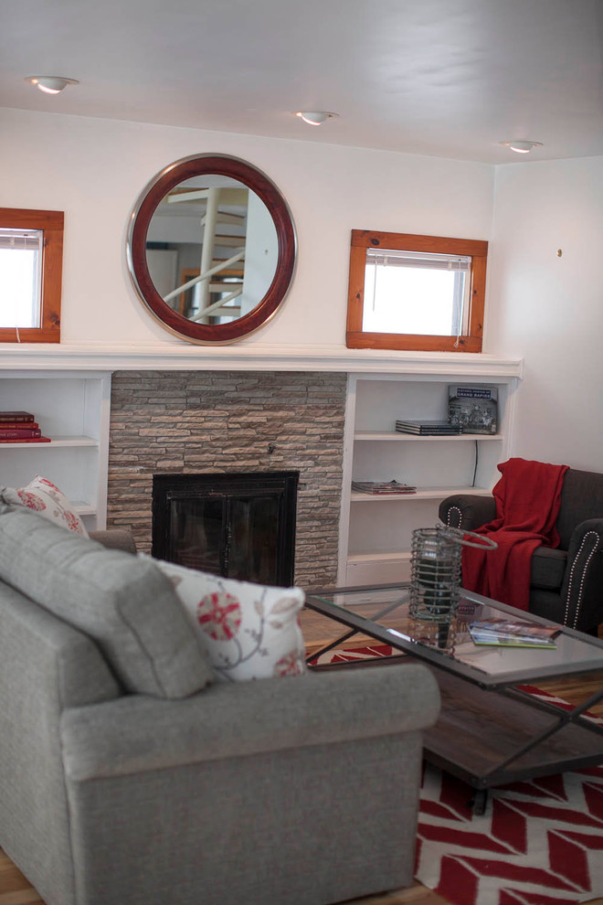 Dean Lake House Staging Living Room AFTER - Transitional - Living Room - Grand Rapids - by At ...