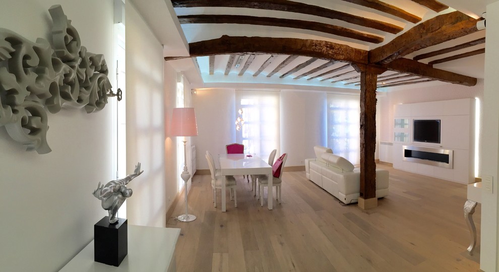 Decorating with XXL bioethanol fireplace by Shioconcept - Transitional ...