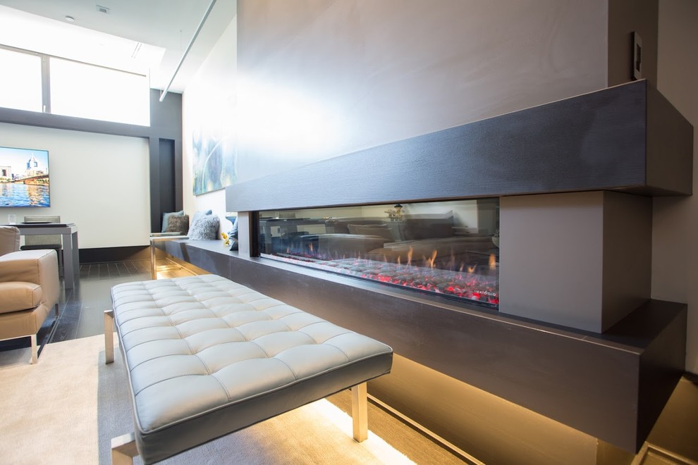 Dekton Fireplace Project - Contemporary - Living Room - Other - by ...