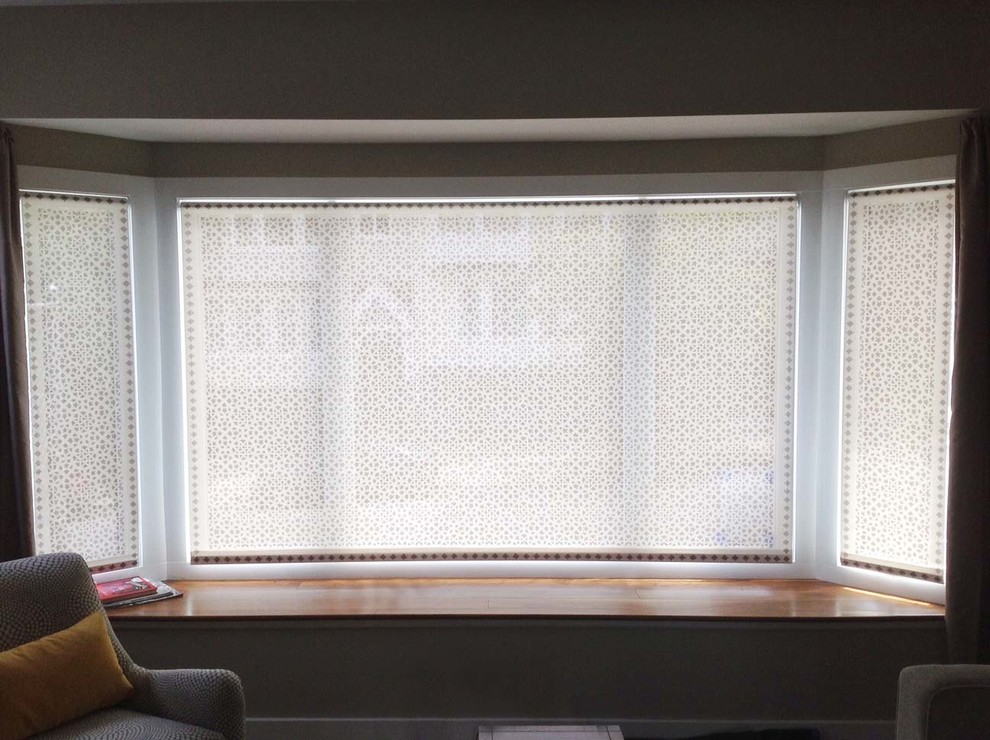 Delia Shades' "Moorish Fret" - Living Room - New York - by Delia Shades ...