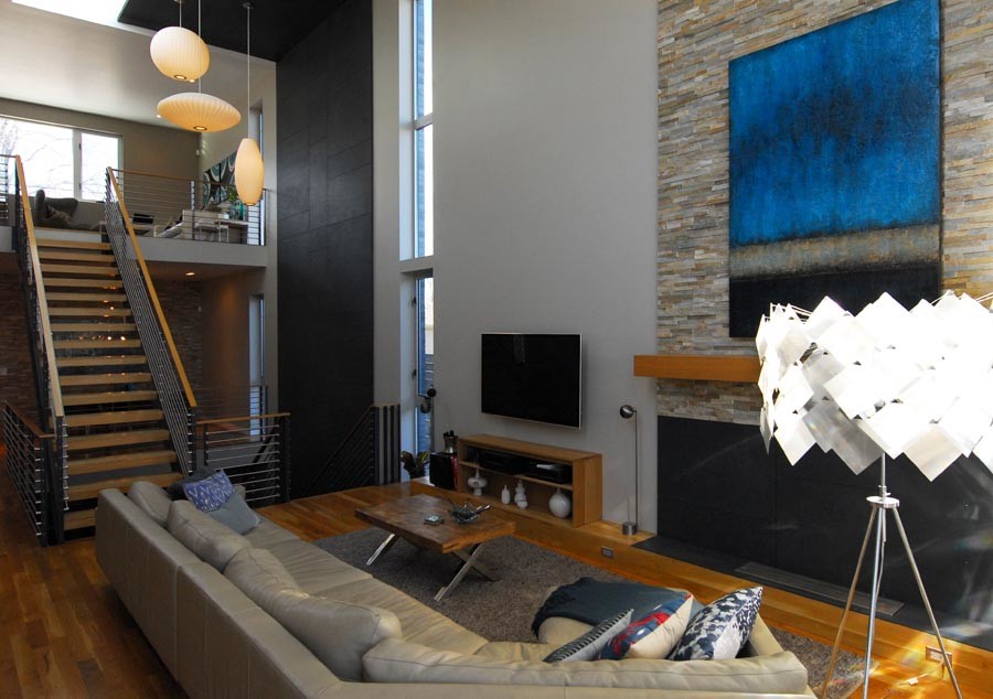 Denver Modern - Modern - Living Room - Denver - by Denver Staging ...