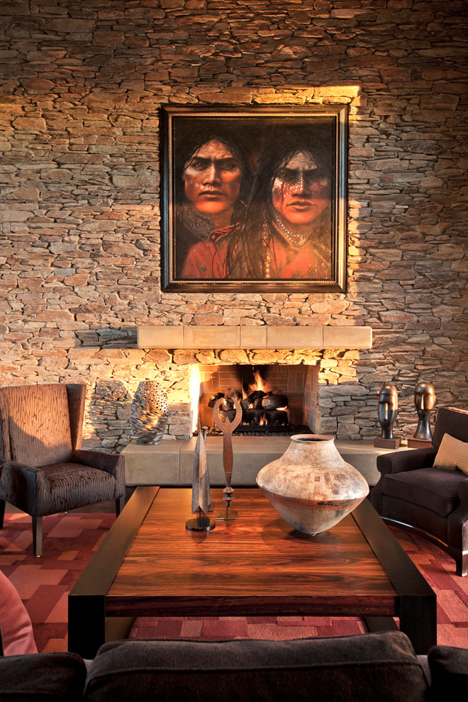Desert Highlands I - Remodel - Transitional - Living Room - Phoenix ...