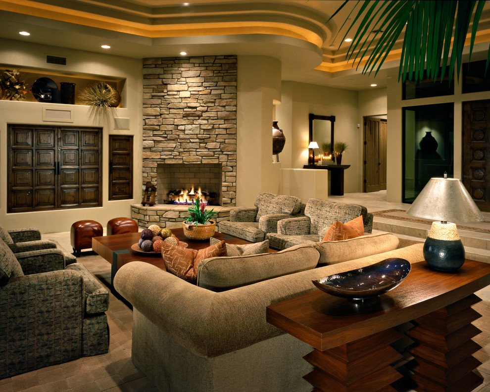 Desert Mountain - Contemporary Southwest - Contemporary - Living Room ...