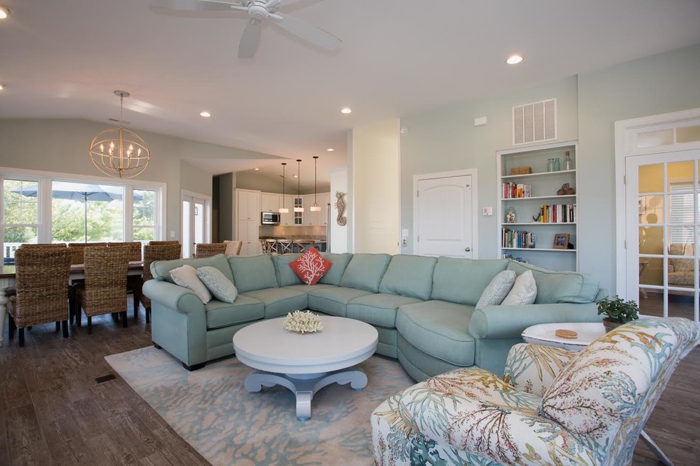 Dewey Beach Ocean Block Home - Beach Style - Living Room - Other - by ...