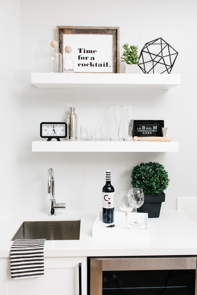 Diamond Cabinets: Floating Shelves - Transitional - Living Room - Other ...