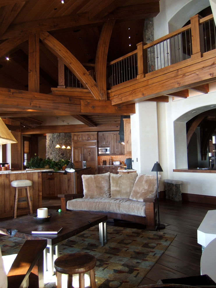 Diamond Star Ranch - Rustic - Living Room - Denver - by RMT Architects ...