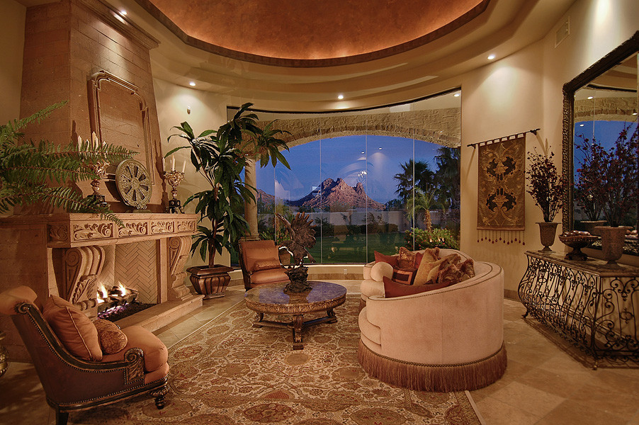 Distinctive Interiors & Design Project Images - Mediterranean - Living ...