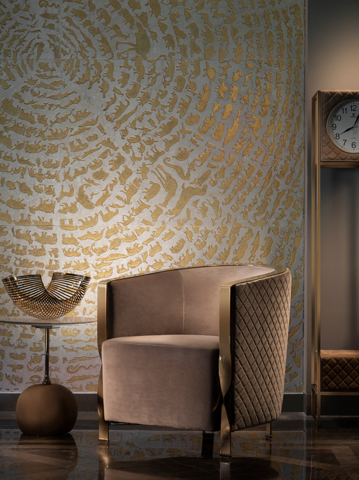 DLF Magnolias Apartment - Contemporary - Living Room - Delhi - by ...