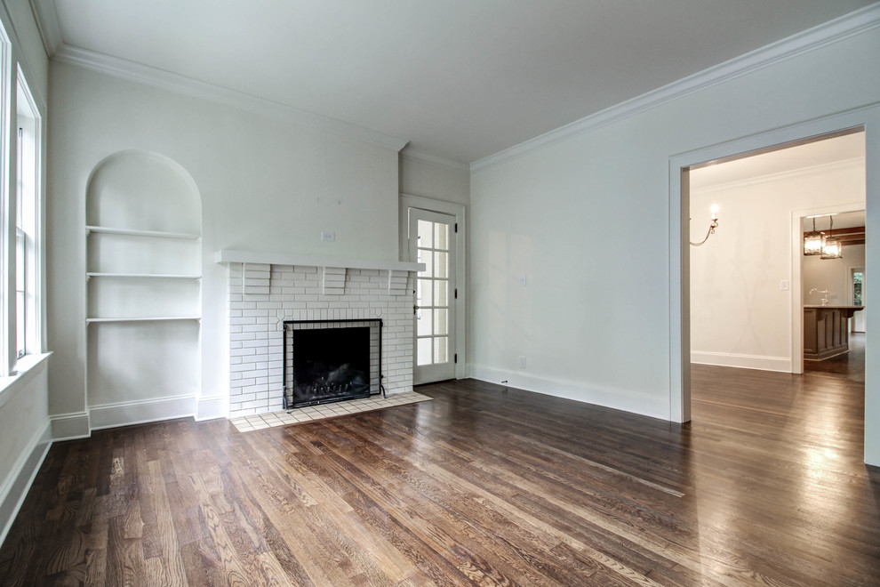 Downtown Decatur Tudor - Transitional - Living Room - Atlanta - by ...