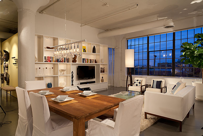 Downtown Loft - Modern - Living Room - Atlanta - by Alair Homes Decatur ...