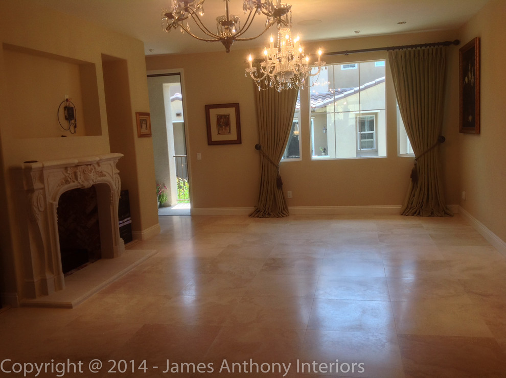 Drapery Designs by James Anthony Interiors - Traditional - Living Room ...