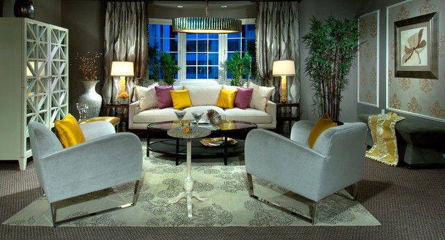 Dream Home Show House - Traditional - Living Room - DC Metro - by LORNA ...