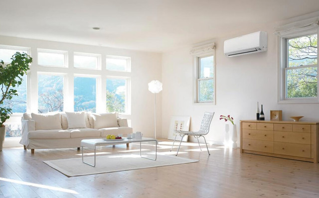 Ductless Mini-Split - Modern - Living Room - San Diego - by Ductless ...