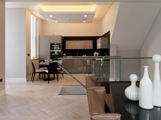 Duplex Apartment, Westbourne Grove - Contemporary - Living Room ...