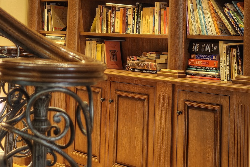 E 38th Street Library Wall - Traditional - Living Room - New York - by ...