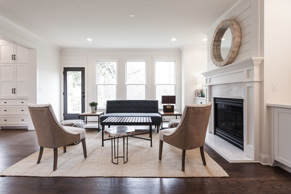 E lake - Transitional - Living Room - Atlanta - by TRL Construction ...