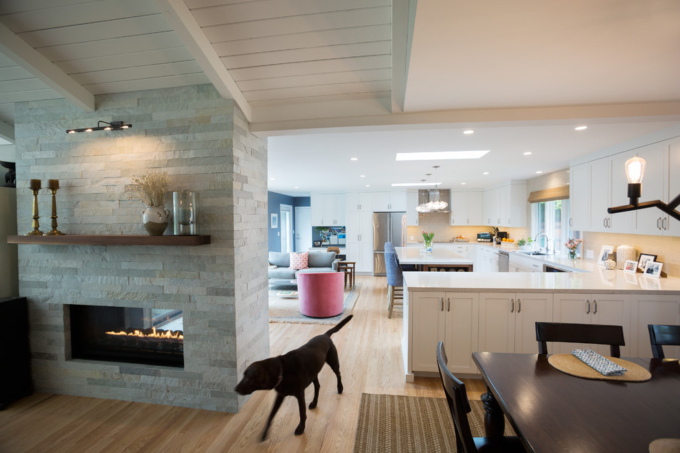 East Bay Remodel - Contemporary - Living Room - San Francisco - by Mahoney Architects ...