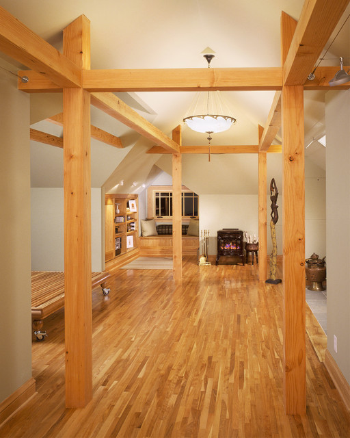 Eclectic Attic Finish - Eclectic - Living Room - Minneapolis - by ...