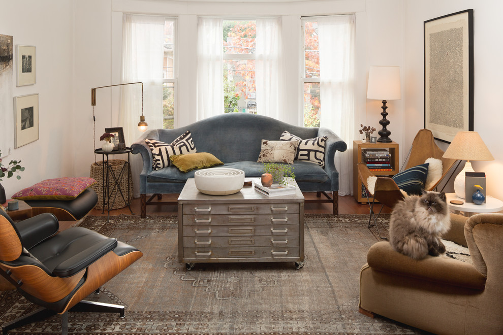 Eclectic Capitol Hill Apartment - Eclectic - Living Room - Seattle - by ...