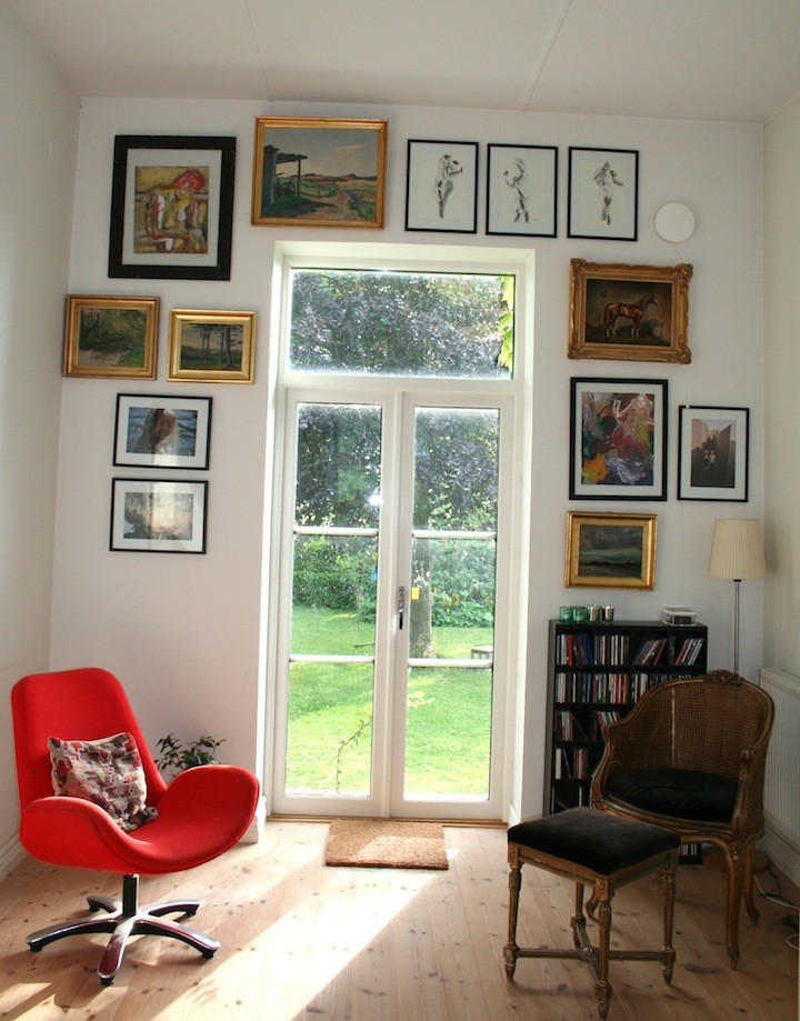 Eclectic Country Style Relaxes in a Swedish Home