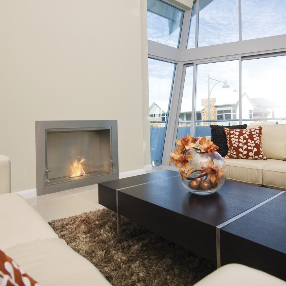 EcoSmart Fire Firebox Fireplace Insert - Modern - Living Room - Los ...
