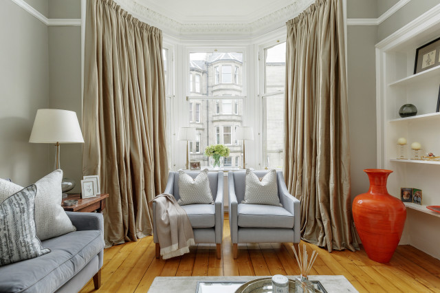 Edinburgh Victorian Full Property Transformation - Traditional - Living ...
