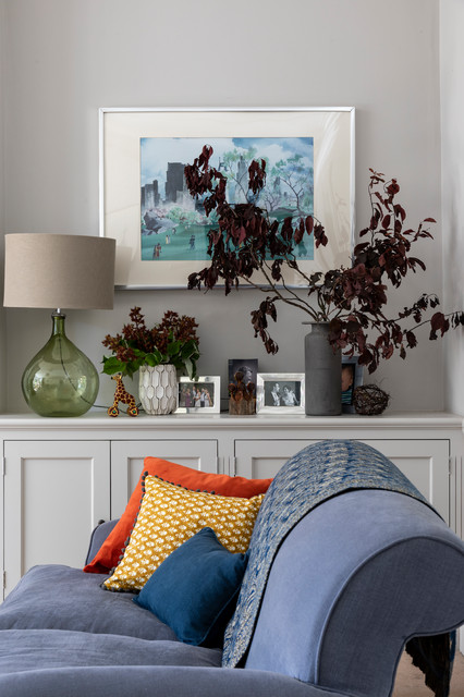 Edwardian Double Fronted House - Contemporary - Living Room - London ...