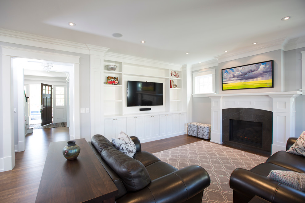 Elboya - Traditional - Living Room - Calgary - by Stonebridge Crafted ...