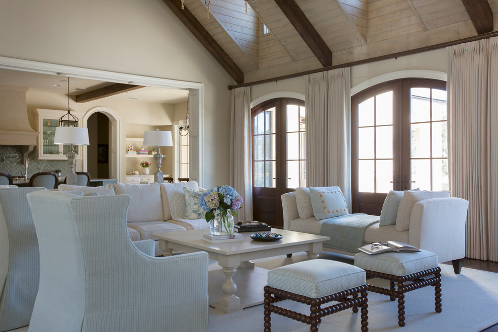 Elegant Provence House - Transitional - Living Room - Jacksonville - by ...