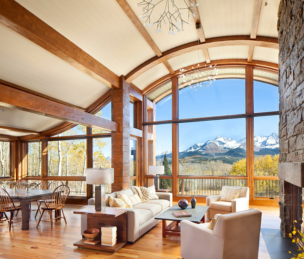 Elevation 9820 - Rustic - Living Room - Boston - by SV Design | Houzz